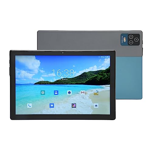 BROLEO 10.1 Inch Tablet, 4G Network Dual Camera Tablet 8 Core CPU 100-240V for Reading for Android 12 (US Plug)