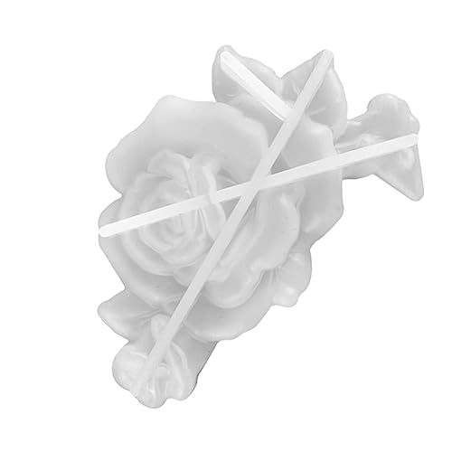 Didiseaon 1pc Ornament Silicone Mold Resin Silicone Molds Car Trim Resin Tray Resin Brooch Resin Casting Molds Agate Silicone Desktop Ornament Casting Mould Rose Making Tray Ornament Mold