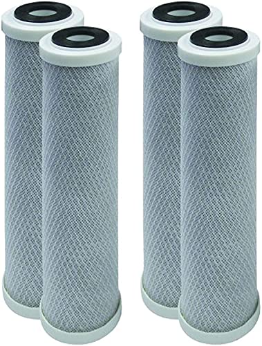 CFS – 4 Pack Carbon Block Water Filter Cartridges Compatible with Watts WCBCS975RV Models – Removes Bad Taste and Odor – Whole House Replacement Filter Cartridge – 5 Micron