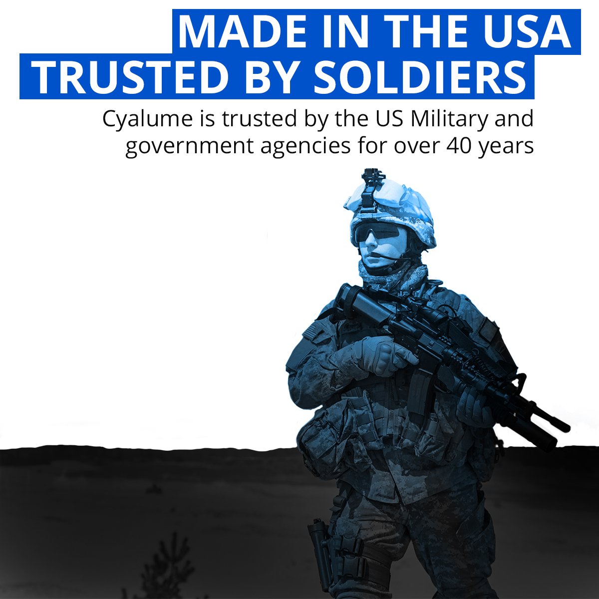 Cyalume Glow Sticks Military Grade Lightstick - Premium Blue 6β SnapLight Emergency Chemical Light Stick with 8 Hour Duration (Bulk Pack of 30 Chem Lights)