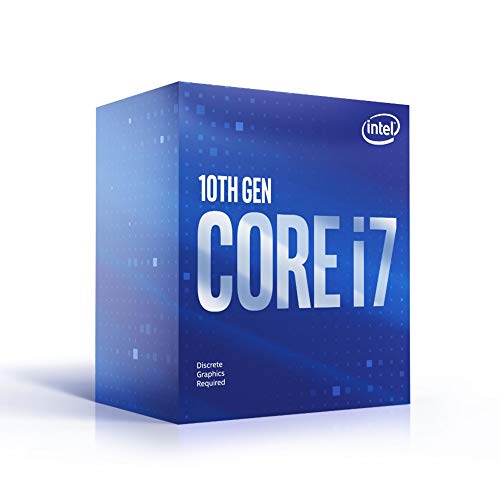 Intel® Core™ i7-10700F Desktop Processor 8 Cores up to 4.8 GHz Without Processor Graphics LGA1200 (Intel® 400 Series chipset) 65W