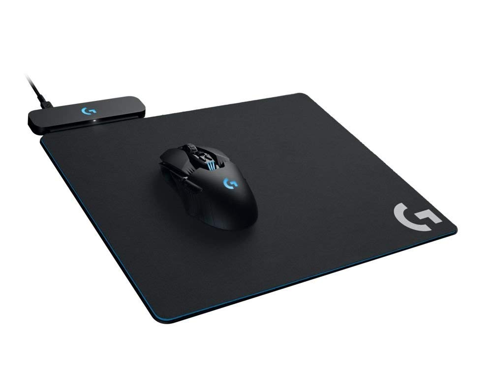 LogitechG PowerPlay Wireless Charging Mouse Pad, Compatible with G Pro/ G903/ G703/ G502 Lightspeed Gaming Mice - Black (Renewed)