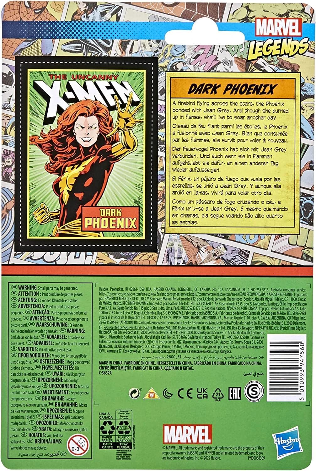 Marvel Legends Series 3.75-inch Retro 375 Collection Dark Phoenix Action Figure Toy