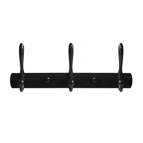 MODONA Large Triple Towel & Robe Hook β Rubbed Bronze