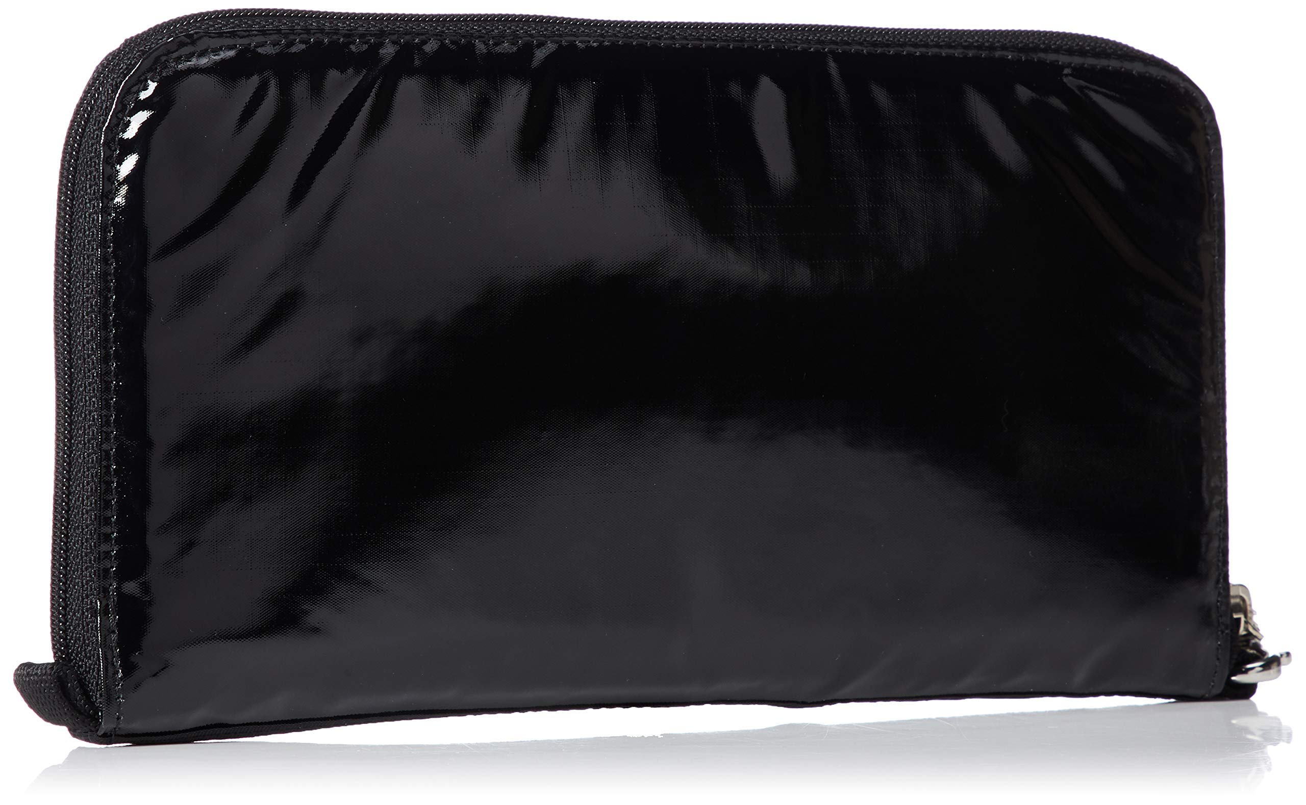 LeSportsac 4390 Multi Travel Wallet, Women's, Black Patent Hitrip
