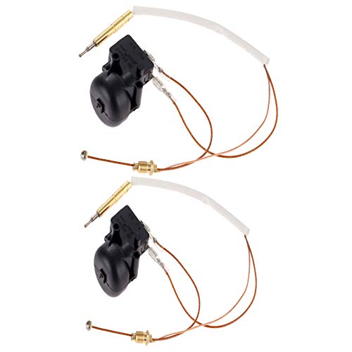 CGYGP 2 Pack Propane Gas Patio Heater Replacement Parts Thermocouple & FD4 Dump Switch Control Safety Kit for Patio Propane Gas Heaters, Garden Outdoor Firesense Heaters