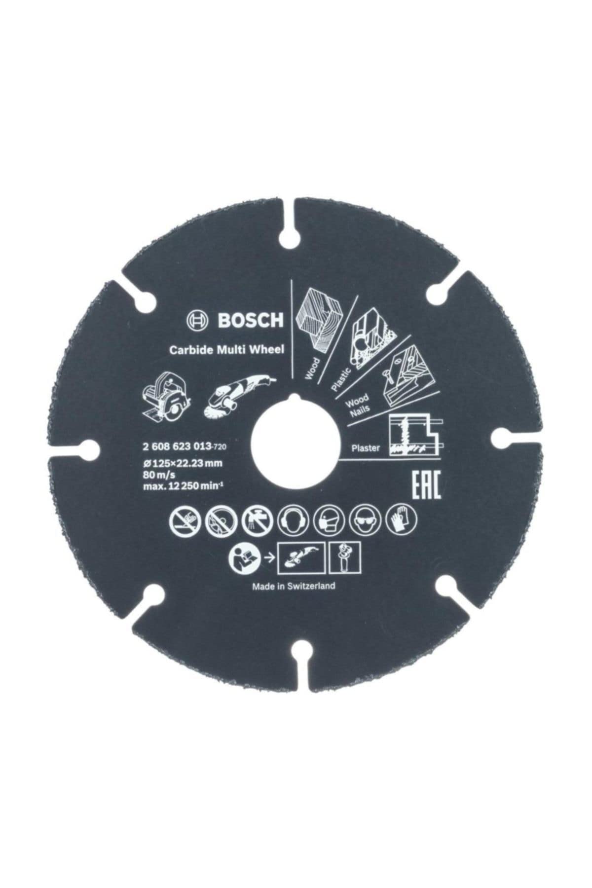 Bosch 2608623013 Cutting Disc"Multiwheel" of Tungsten Carbide 4.92In
