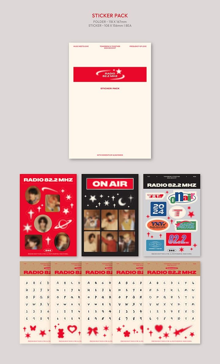 Dreamus TXT Tomorrow X Together 2024 Deco KIT