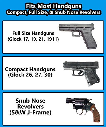 Bluestone Safety Under The Desk Holster| Bedside Holster| Wall Mounted Tactical Gun Holster| Under The Desk Pistol Gun Holder| Fits Nearly Any Handgun