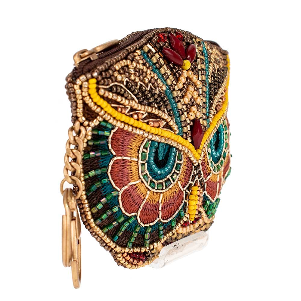 Mary Frances womens Little Wiser Crossbody Owl Handbag Sling Bag, Multi, Small US