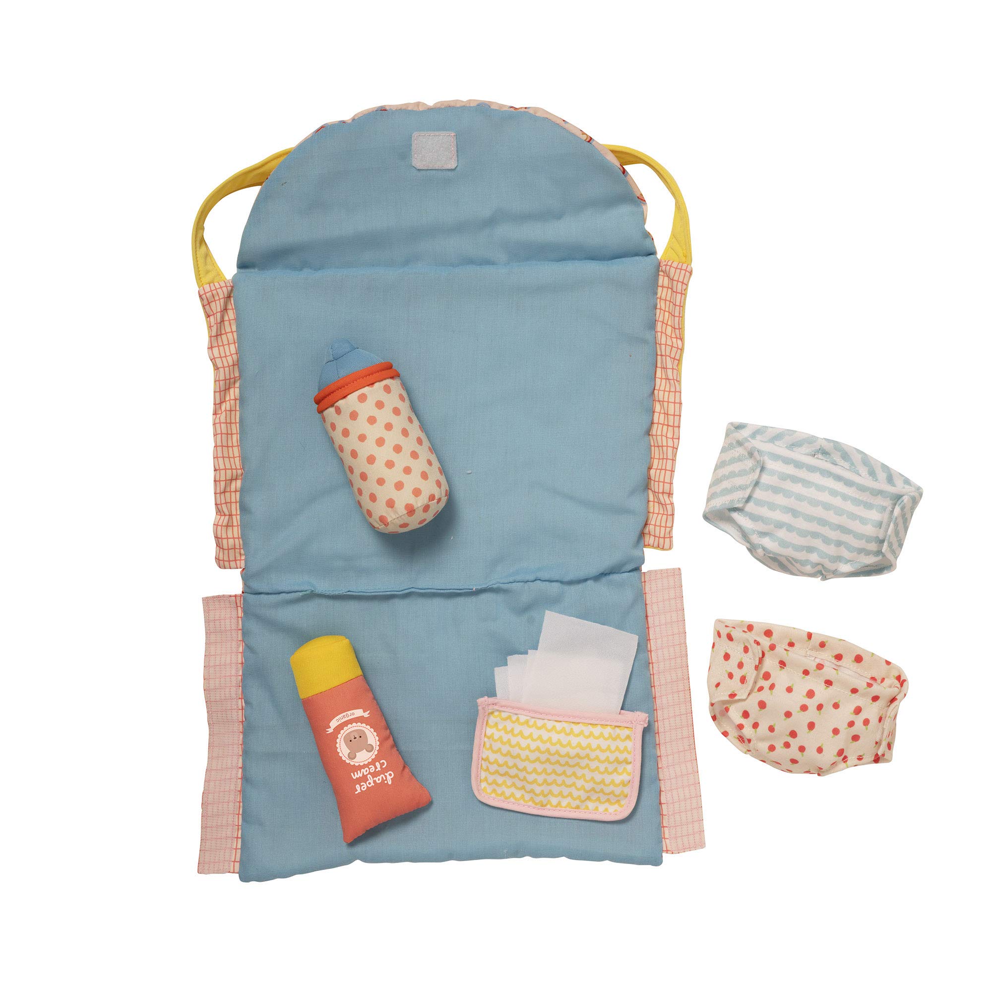 Manhattan Toy Stella Collection 11-Piece Baby Doll Diaper Bag Changing Mat Combo Set for 12" and 15" Soft Dolls