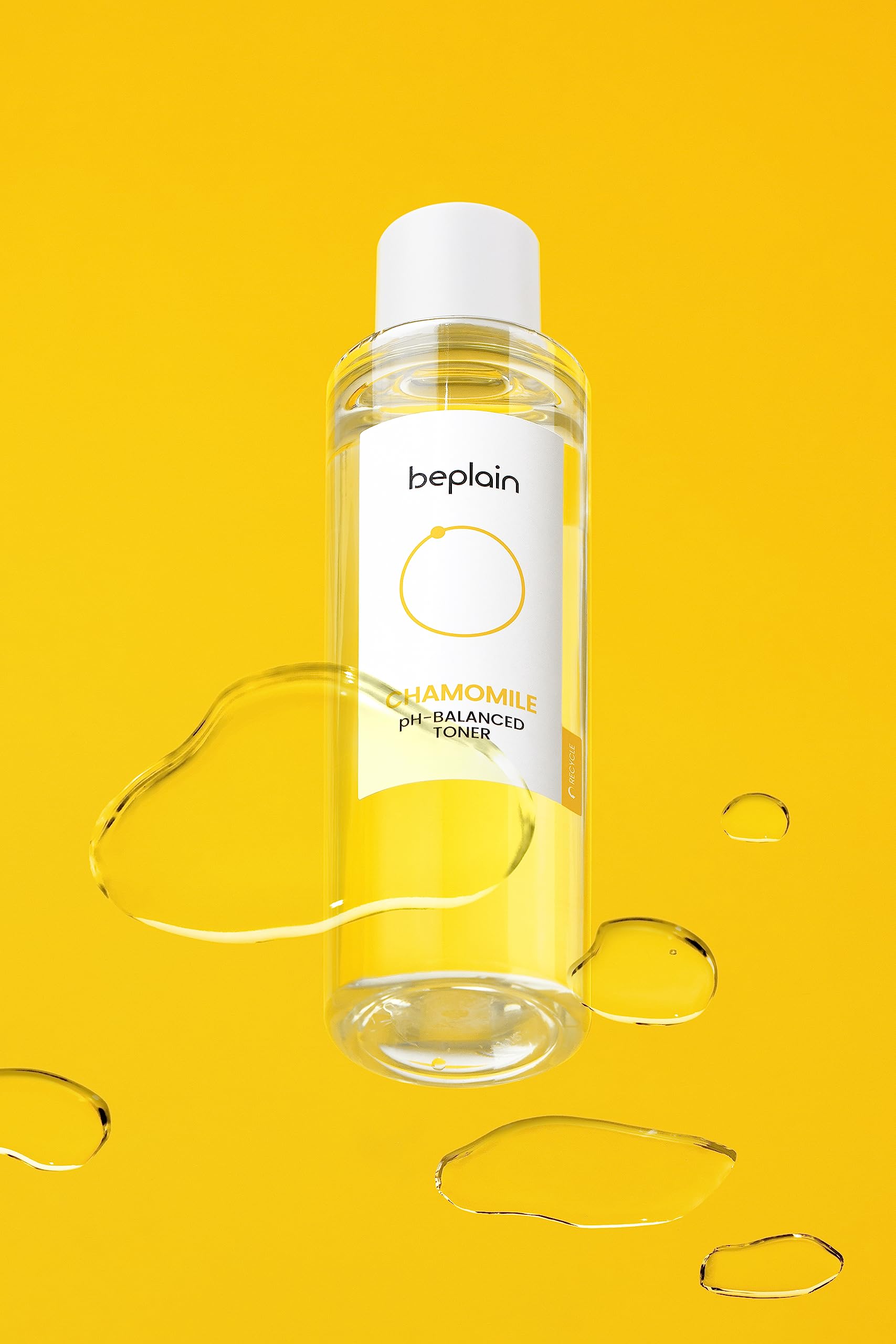 beplain Chamomile pH-Balanced Toner 6.4 fl oz | Natural Fragrance-Free Acne Toner for Face | Pore Refining & Blemish-reducing Face Toner | Korean Face Toner | k-Beauty
