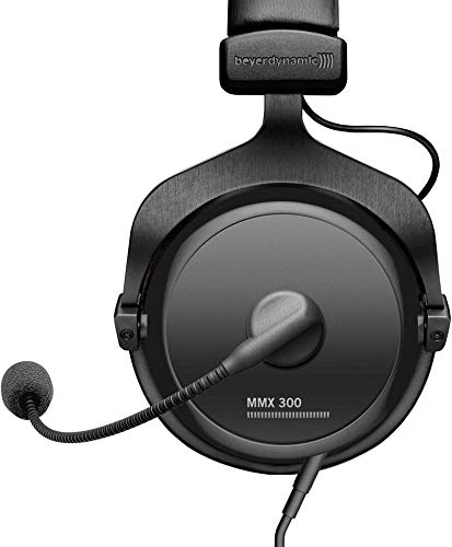 beyerdynamic MMX 300 2nd Generation Premium Gaming Headset Bundle with 4-Port USB 3.0 Hub and Hanger Mount (3 Items)