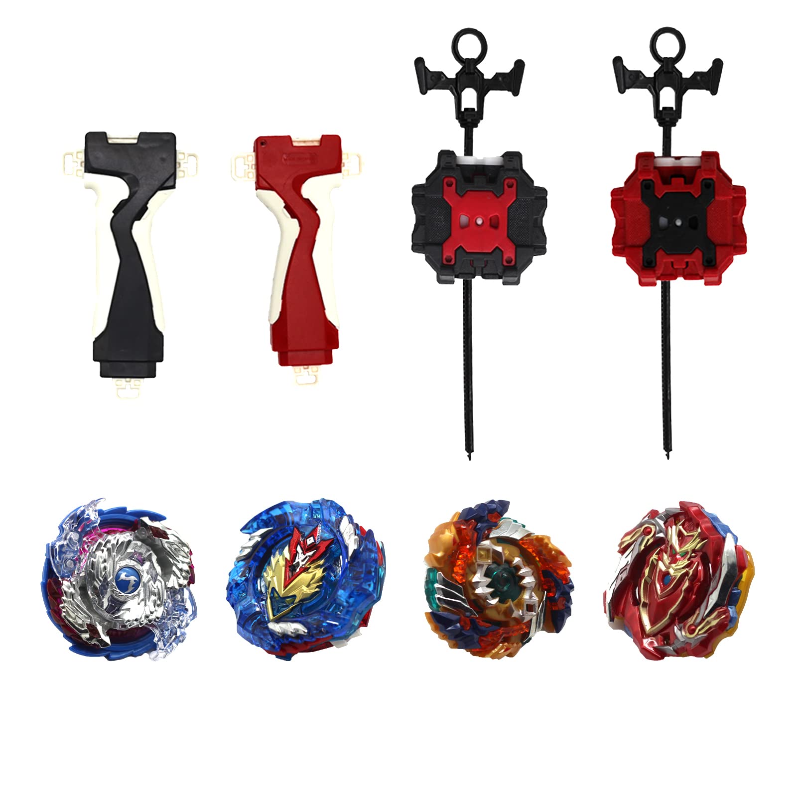 BeyGyro Burst 4in1 Spinner Bidirectional Transmitter for 2 Gyro Set, 2 Sets of Gyro Handles, Portable Storage Box