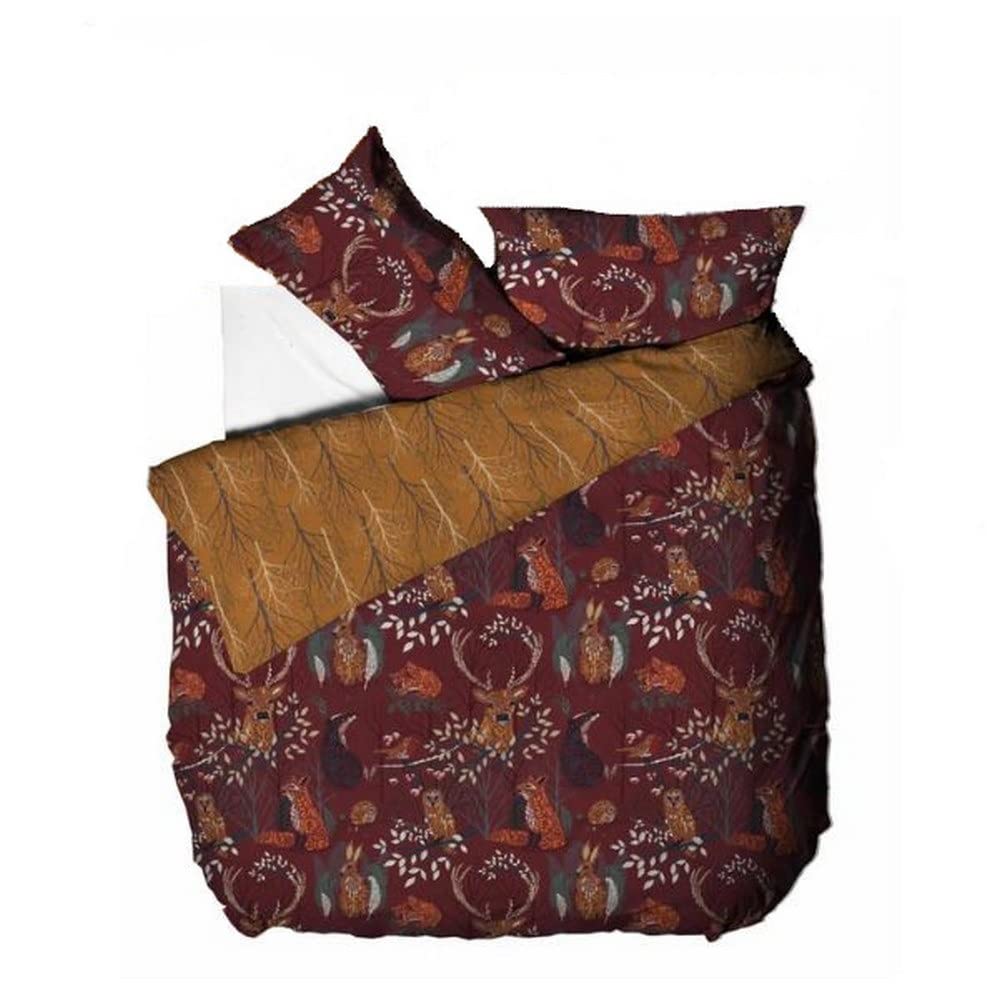 furn. Forest Fauna Duvet Cover Set, Emerald, Super King