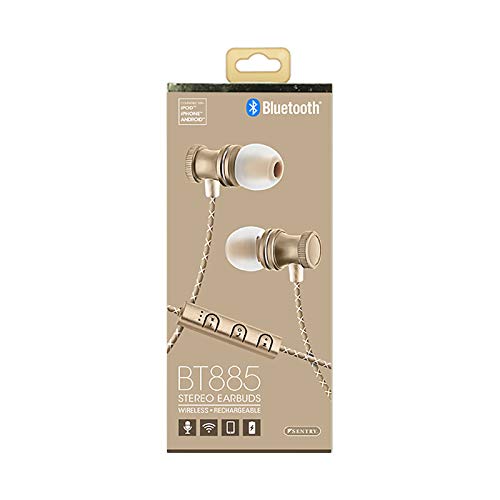 Bluetooth® Wireless Stereo Earbuds with Mic - Gold