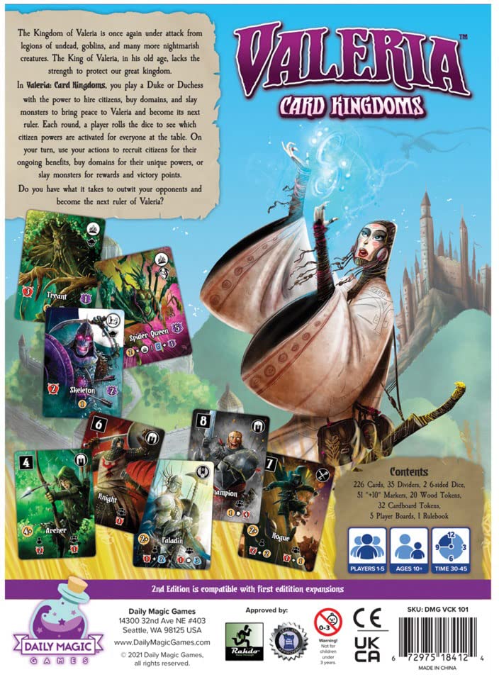 Valeria: Card Kingdoms - 2nd Edition
