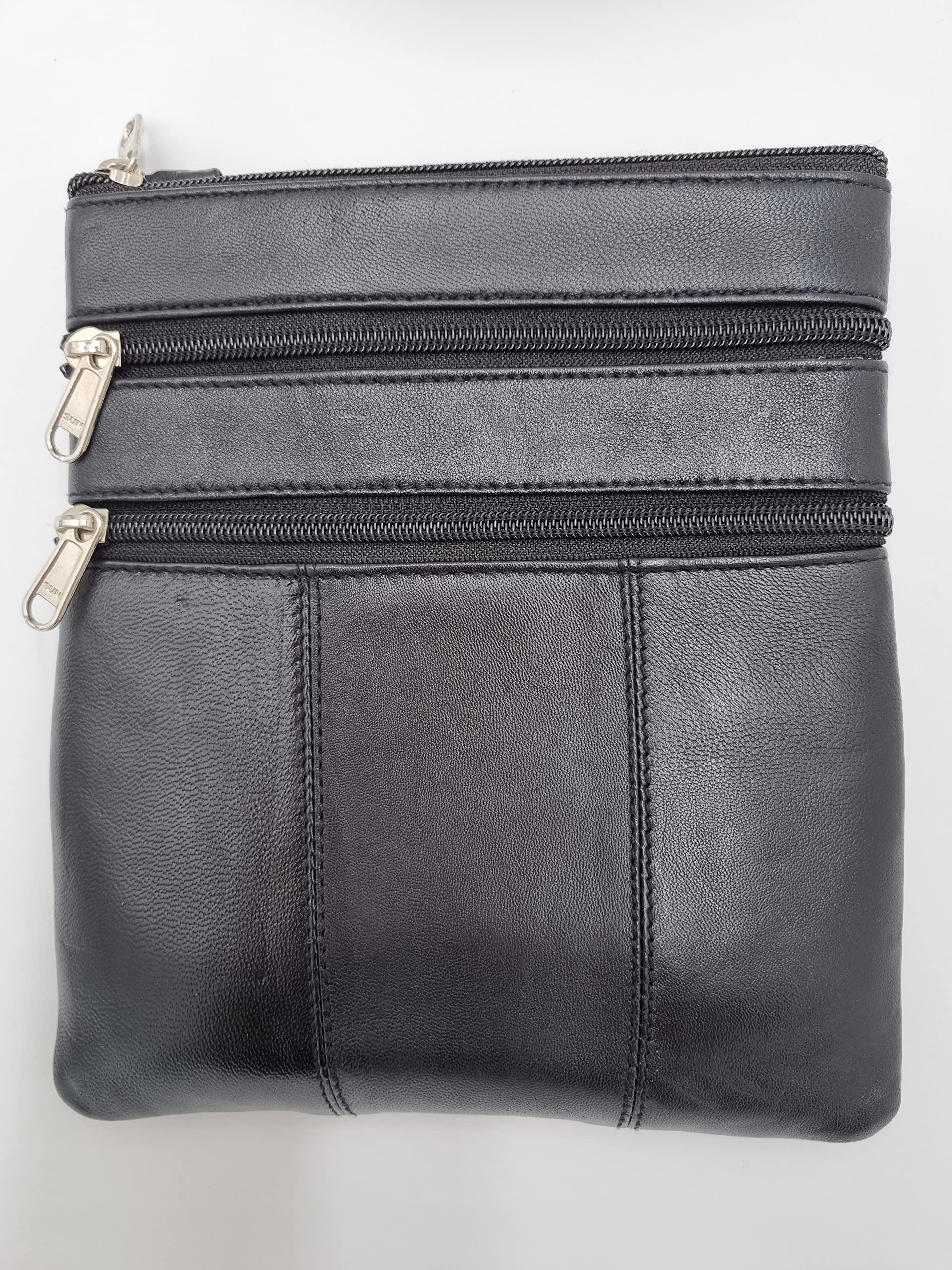 Liberty Leather Crossbody Purse for Women Small Crossover Long Over the Shoulder Sling black Women’s Purses and Handbag
