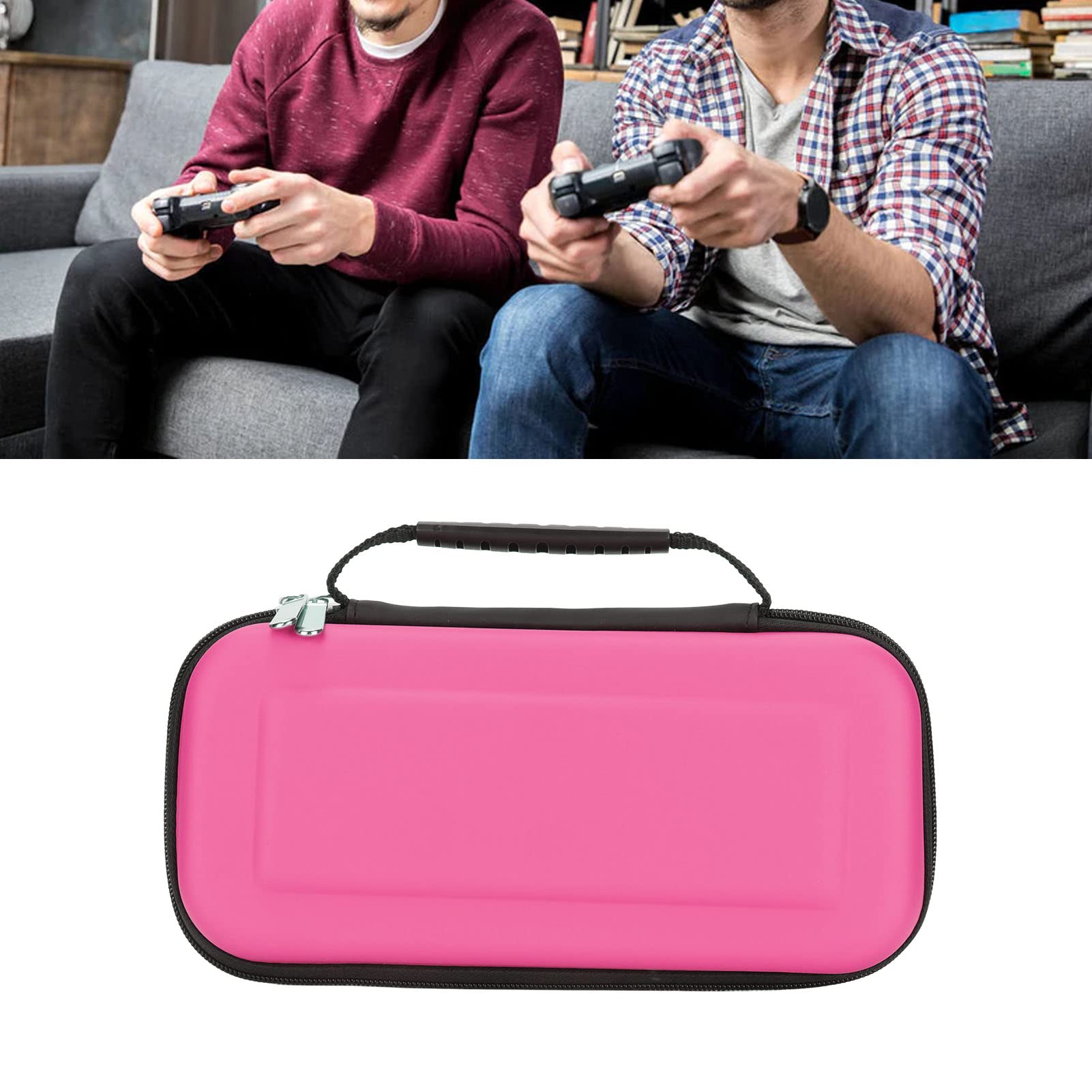 Carrying Storage Bag, Durable Protective Bag for Host(Pink)