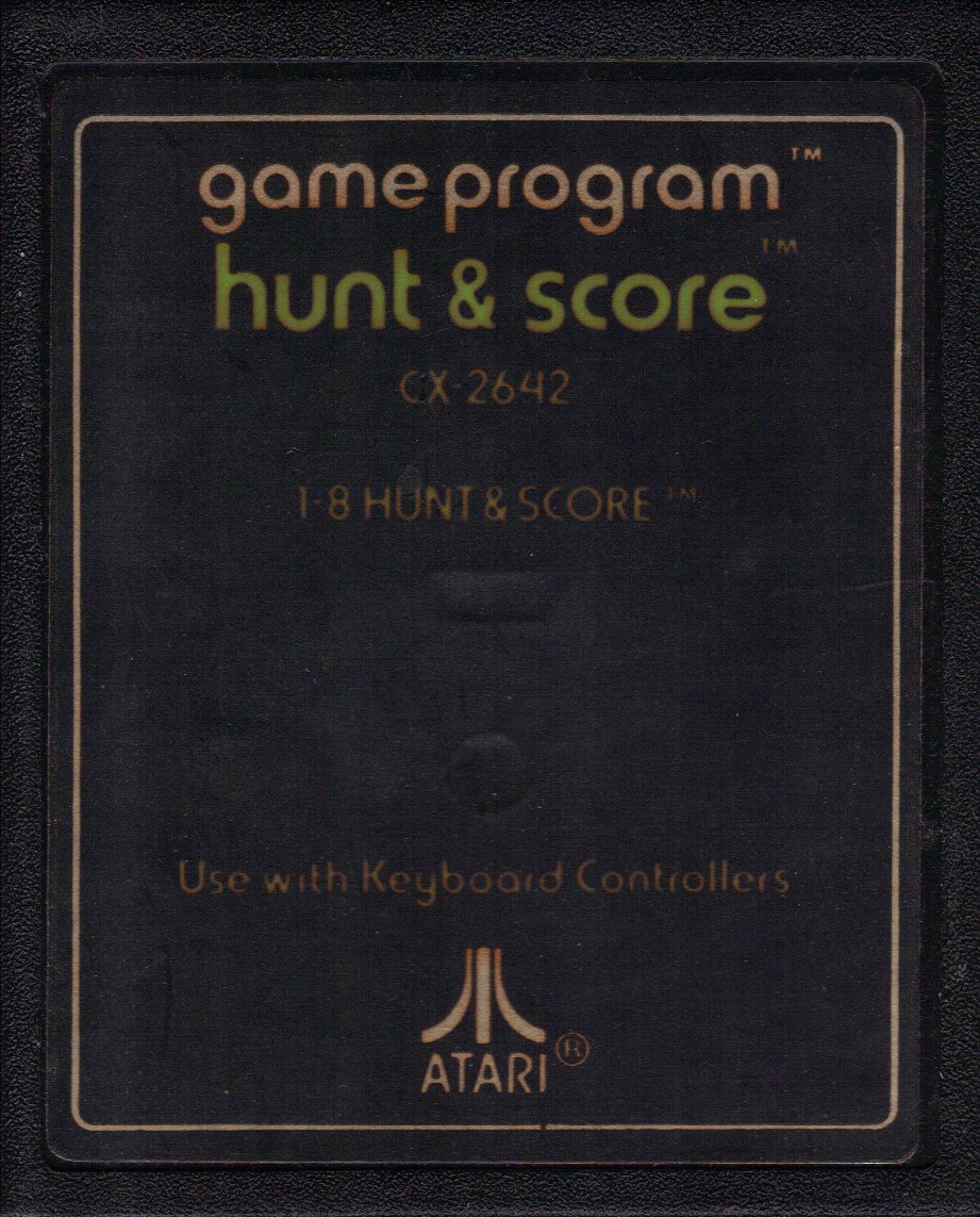Hunt & Score (cx-2642) Atari Video Game