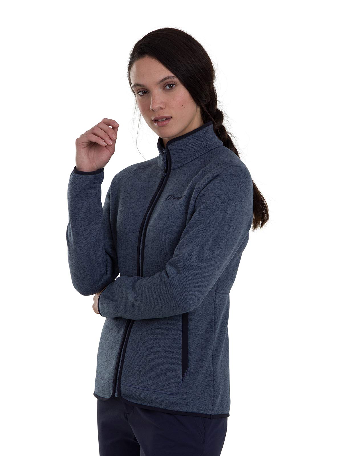 Berghaus Women's Standard Jacket Fleece Salair, Vintage Indigo/Mood Indigo