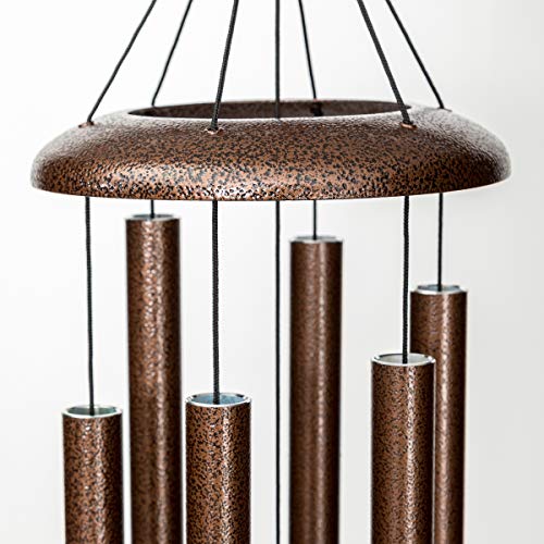 Corinthian Bells by Wind River - 30 inch Copper Vein Wind Chime for Patio, Backyard, Garden, and Outdoor décor (Aluminum Chime) Made in The USA