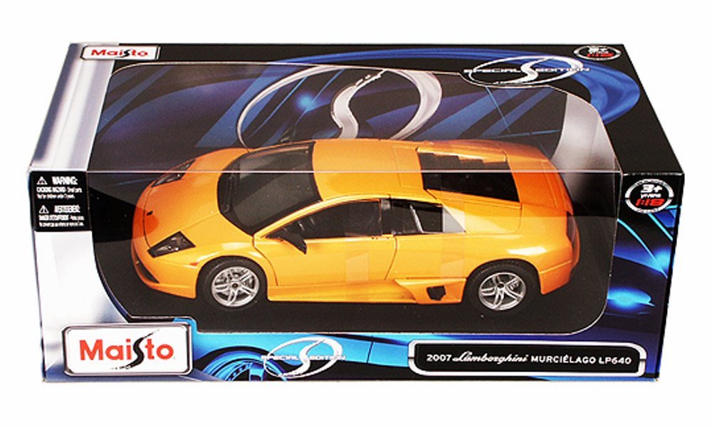 Lamborghini Murcielago LP640 Orange 1:18 Scale Maisto Die Cast Model Car