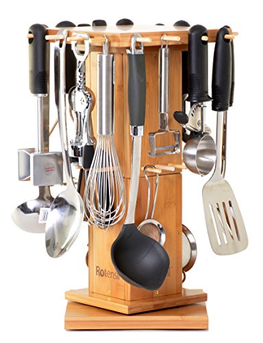 Rotensil Rotating Kitchen Utensil Organizer. Rotating Utensil Holder