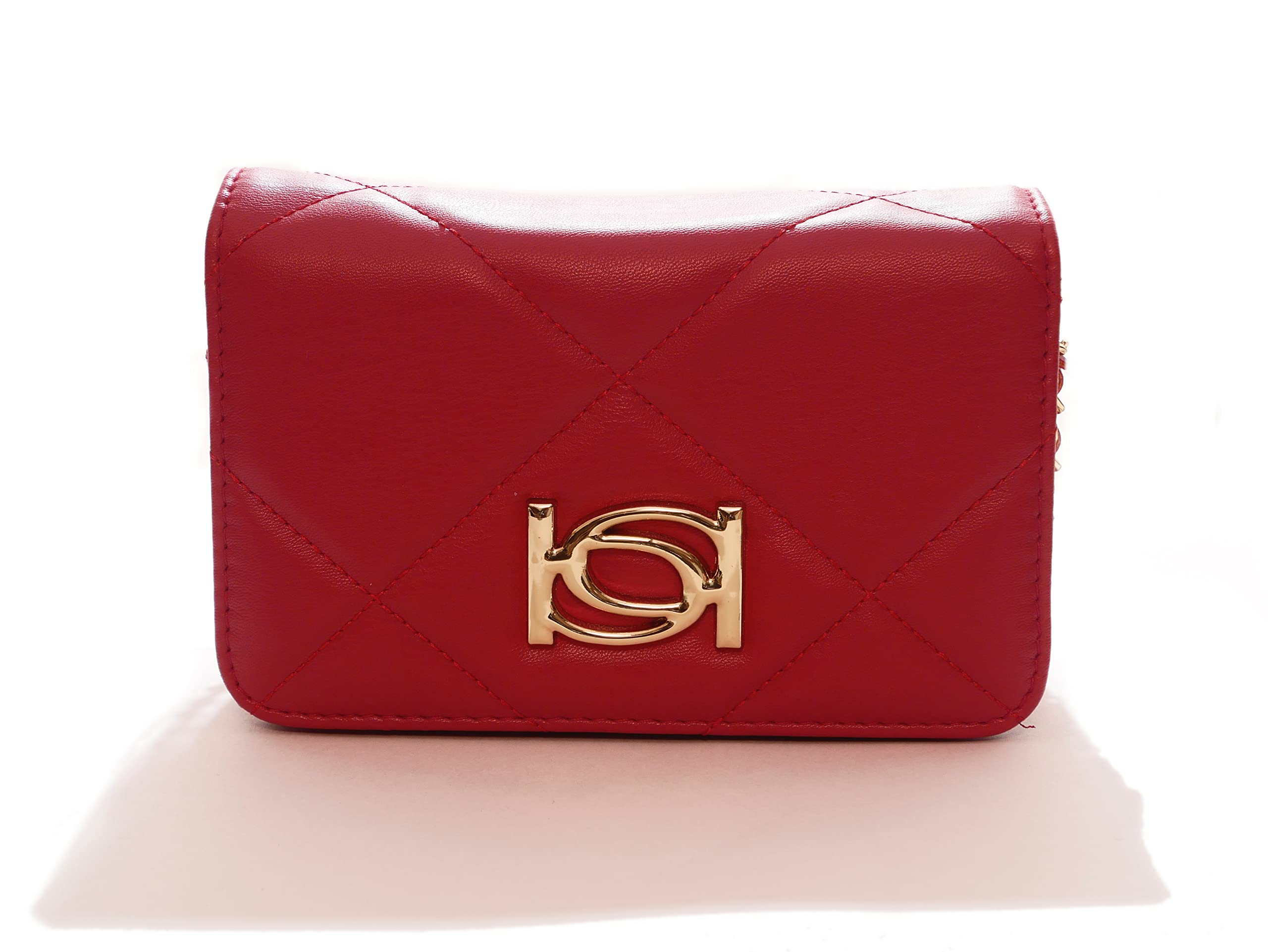 bebe Gio Flap Crossbody Red