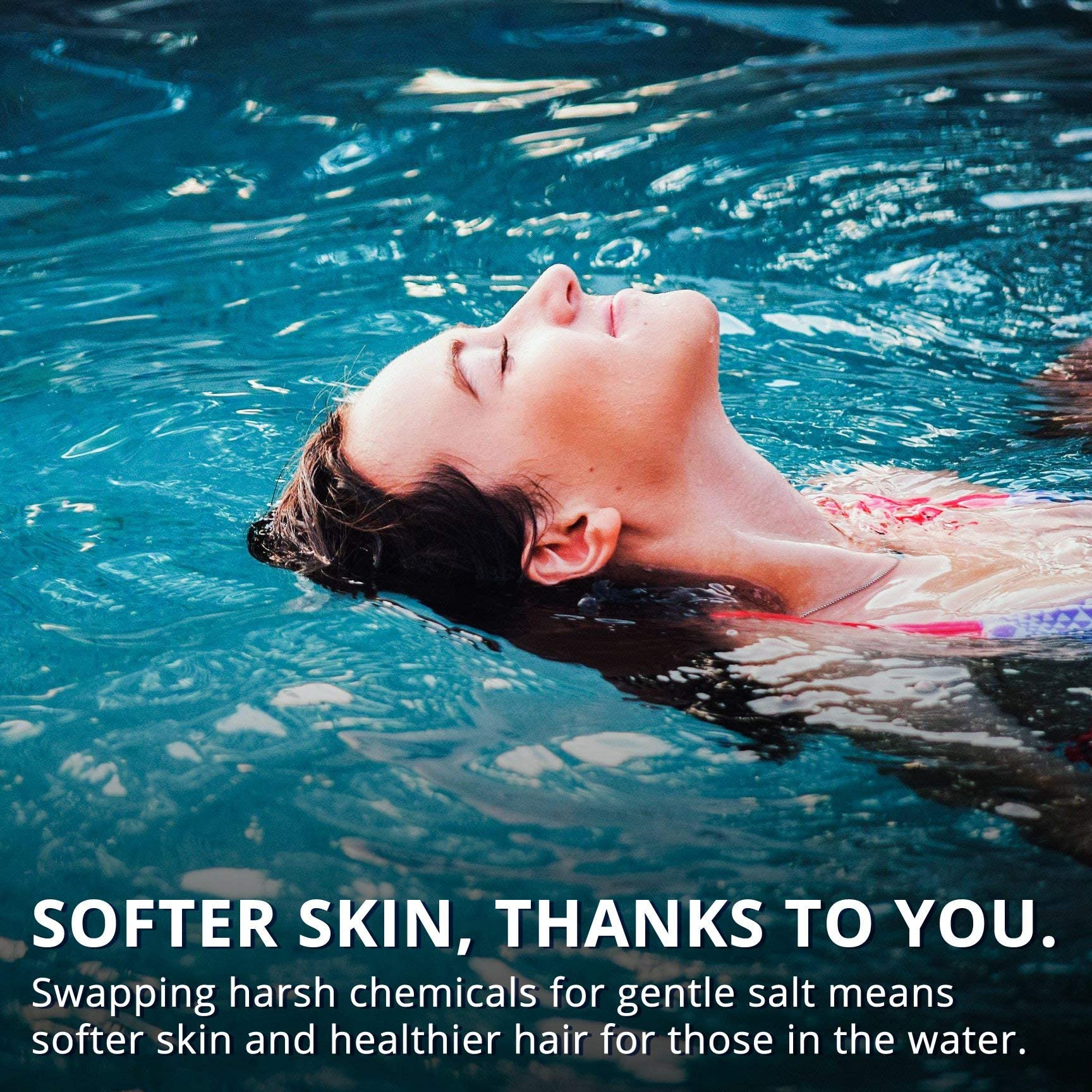 ControlOMatic SmarterSpa Saltwater Chlorine Generator with Automatic Chlorine Detection for Spas Up to 2000 Gallons