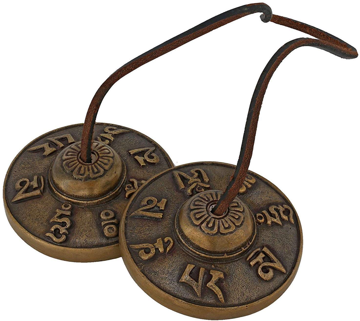 Buddhist Tingsha Bell Tibetan Cymbals, Chimes, Manjeere Meditation Prayer Musical Instrument