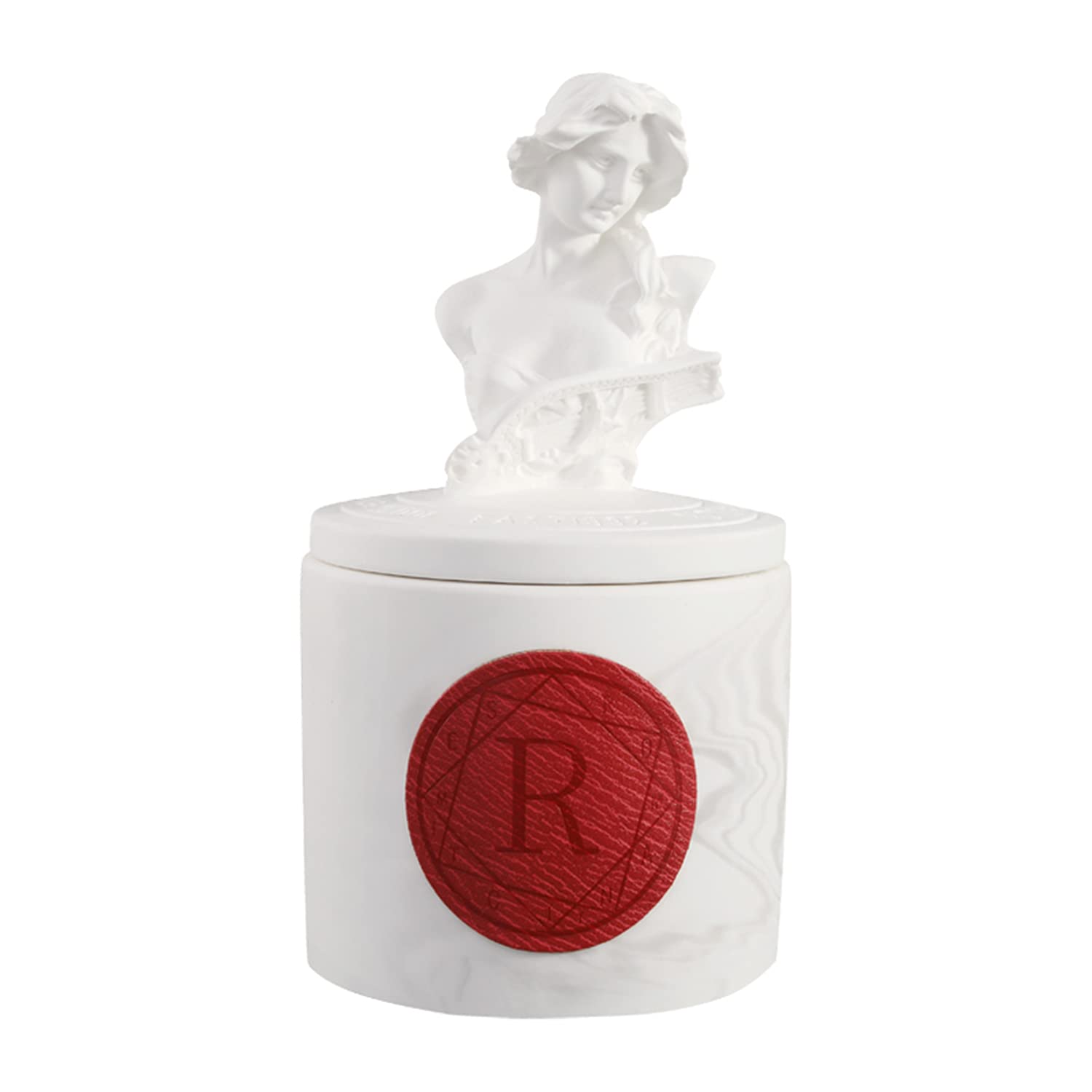KELANO Monet Garden Scented Candles for Home, 100% Natural Coconut Wax Aromatherapy Candle, Exquisite Sculptures of Greek Mythology Characters with Marbled Jar