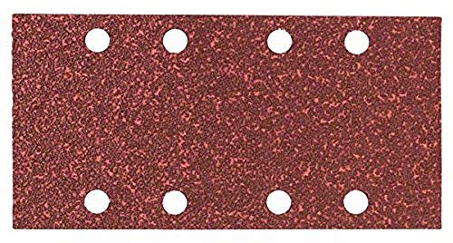 Bosch 2609256A80 Sanding Sheet Set for Orbital Sanders (10-Piece)