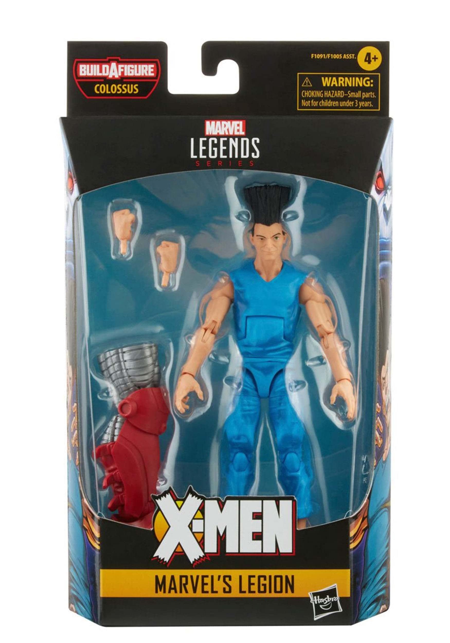 Marvel Hasbro Legends Series 6-inch Scale Action Figure Toy Marvel's Legion, Premium Design, Figure, 2 Accessories, and 1 Build-A-Figure Part