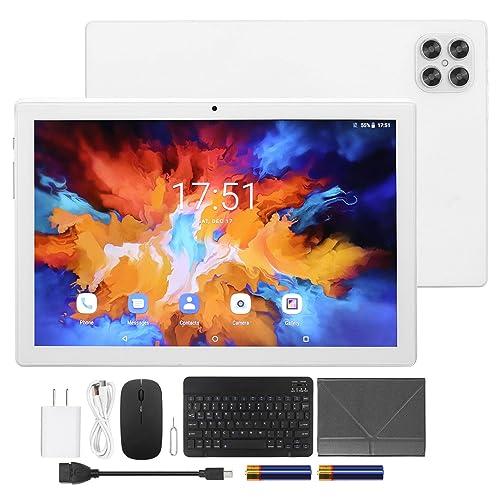 BROLEO HD Tablet, Support GPS FM 5G WiFi 2 in 1 Tablet 10.1 Inch Dual Camera 1920x1200 with Mouse for Travel (#1)