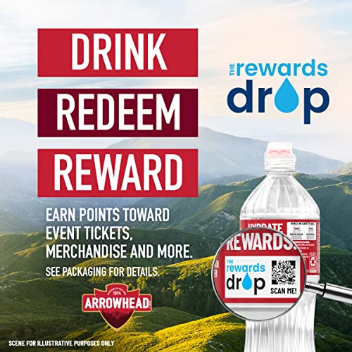 Arrowhead Brand 100% Mountain Spring Water, 16.9 Fl Oz (pack of 24)