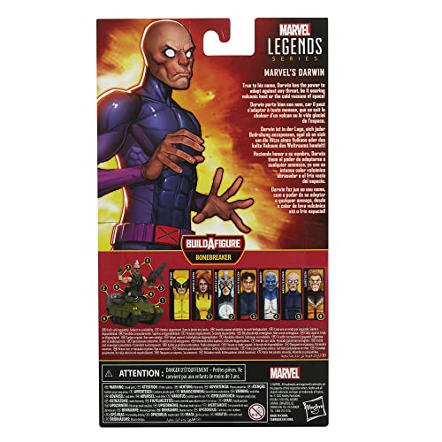 Marvel Legends Series X-Men Darwin Action Figure 6-Inch Collectible Toy, 4 YEARS+, 2 Accessories and 1 Build-A-Figure Part