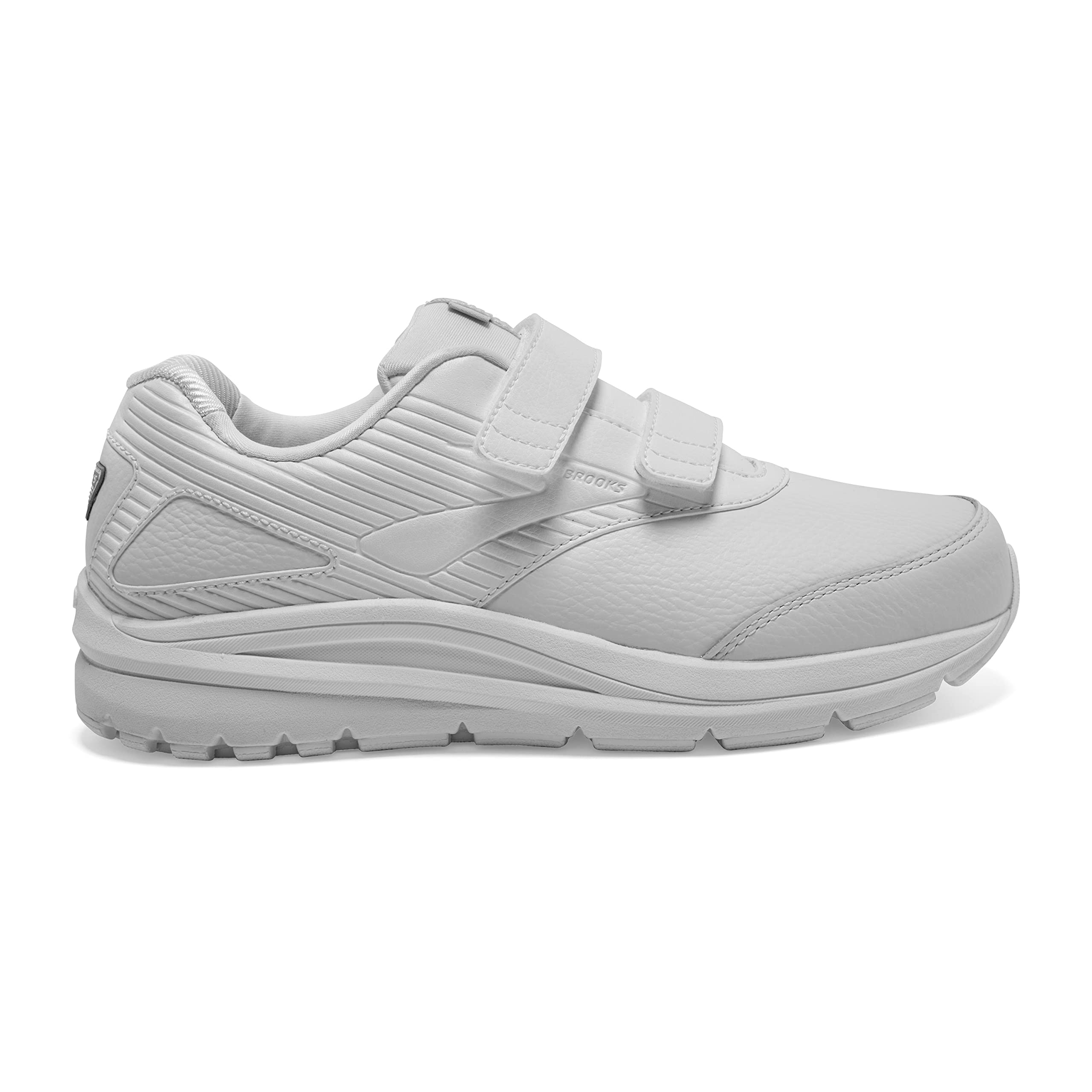 Brooks Addiction Walker V-Strap 2 Women's Walking Shoe - White/White - 9 X-Wide