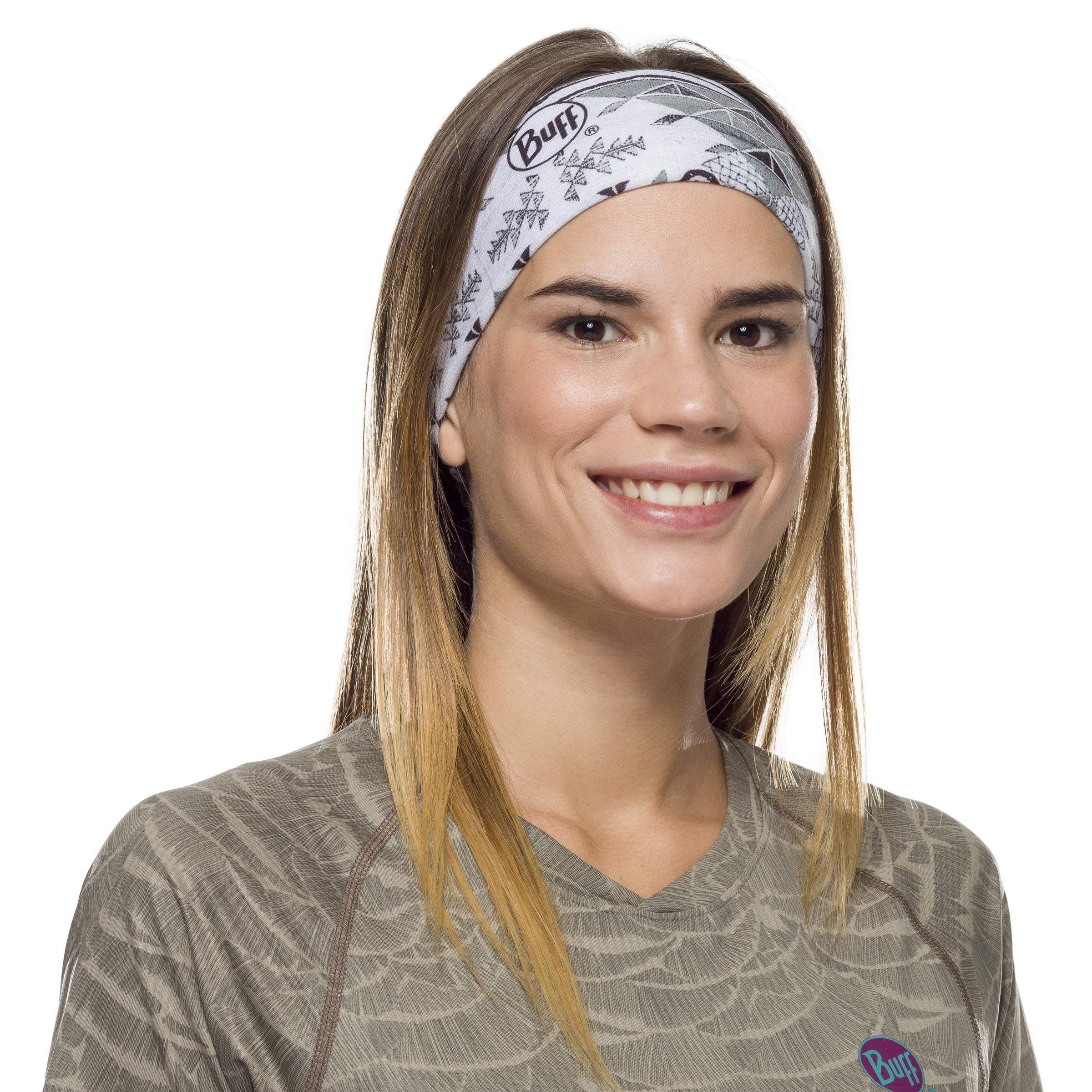 BUFF CoolNet UV Neck Gaiter, UPF 50 Sun Protection, Breathable, Cooling Bandana, Versatile, Quick Dry Face Mask, Zacata, Adult Size
