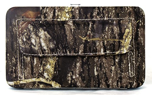 Western Handbag Camouflage Gun Pistol Pocket Camo Rhinestone Purse With Matching Wallet (BLUE)