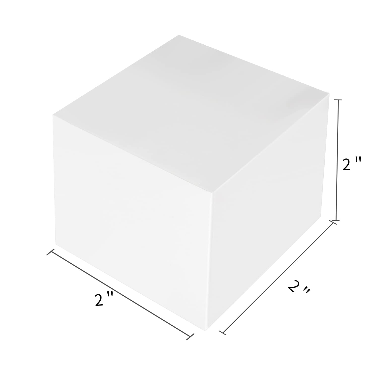 DOYIDE 100 Pack Small Gift Boxes, 2x2x2 Inches Favor Boxes White Paper Gift Boxes with Lids for Presents, Crafting, Cupcake Boxes, Gifts, Candy Boxes for Wedding Party Bridal Shower Baby Shower Favors