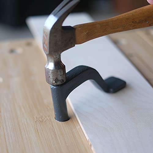 DCT Bench Holdfast Woodworking Tools – 8in Bench Holdfast Clamps Woodworking Bench Holddown Clamps, 2 Pack