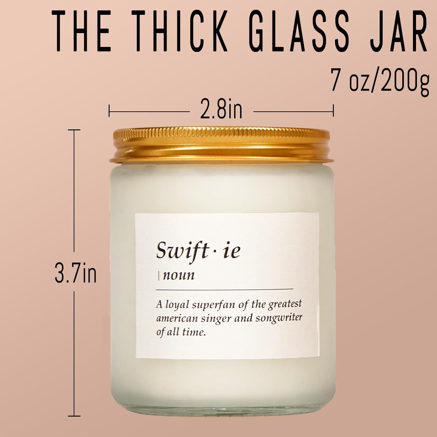 Birthday Scented Candle Gift/Party Decorations Lasting Candle for Best Era 9oz Pure Soy Wax Handcrafted,Candle Cool Gifts Idea。