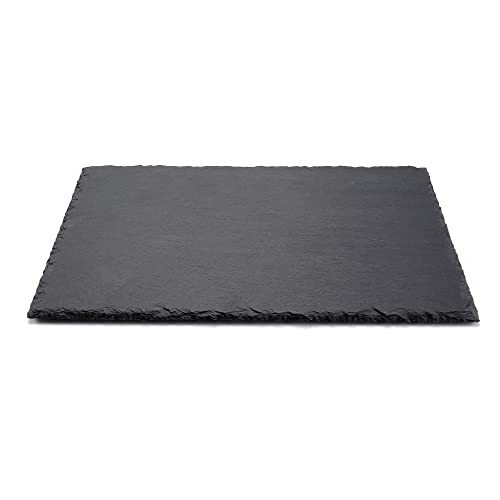 Filhome Reptile Basking Platform, Tortoise Habitat Rock Plate Slate Natural Rock Reptile Food Bowl Landscape Habitat Decor for Turtle Lizard Bearded Dragon Crested Gecko Snake(30 * 20cm)