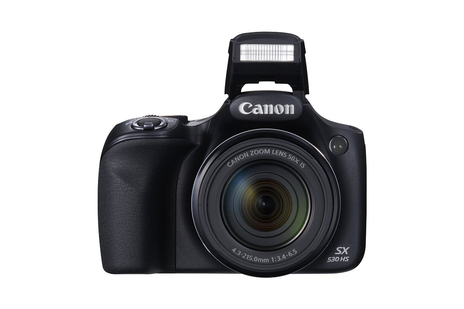 Canon SX530-CR 16.0 MP PowerShot CMOS Digital Camera with 50x Optical Image Stabilized Zoom (24-1200mm) and 3-Inch LCD HD 1080p Video, Renewed - Black