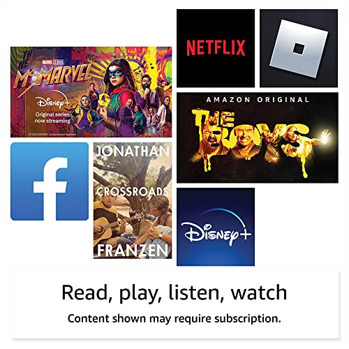 Fire HD 8 tablet, 8” HD Display, 64 GB, 30% faster processor, designed for portable entertainment, (2022 release), Black