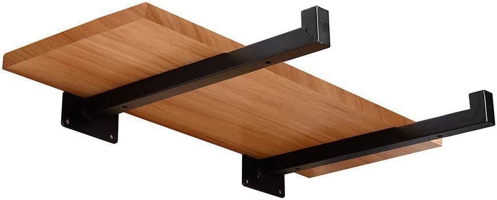 BITNAT Shelf Brackets Wall Shelves 2 Pieces Shelf Bracket Shelf Support Heavy Duty Bracket Shelf Console Retro Shelf Bracket Industrial Decoration (25Cm)