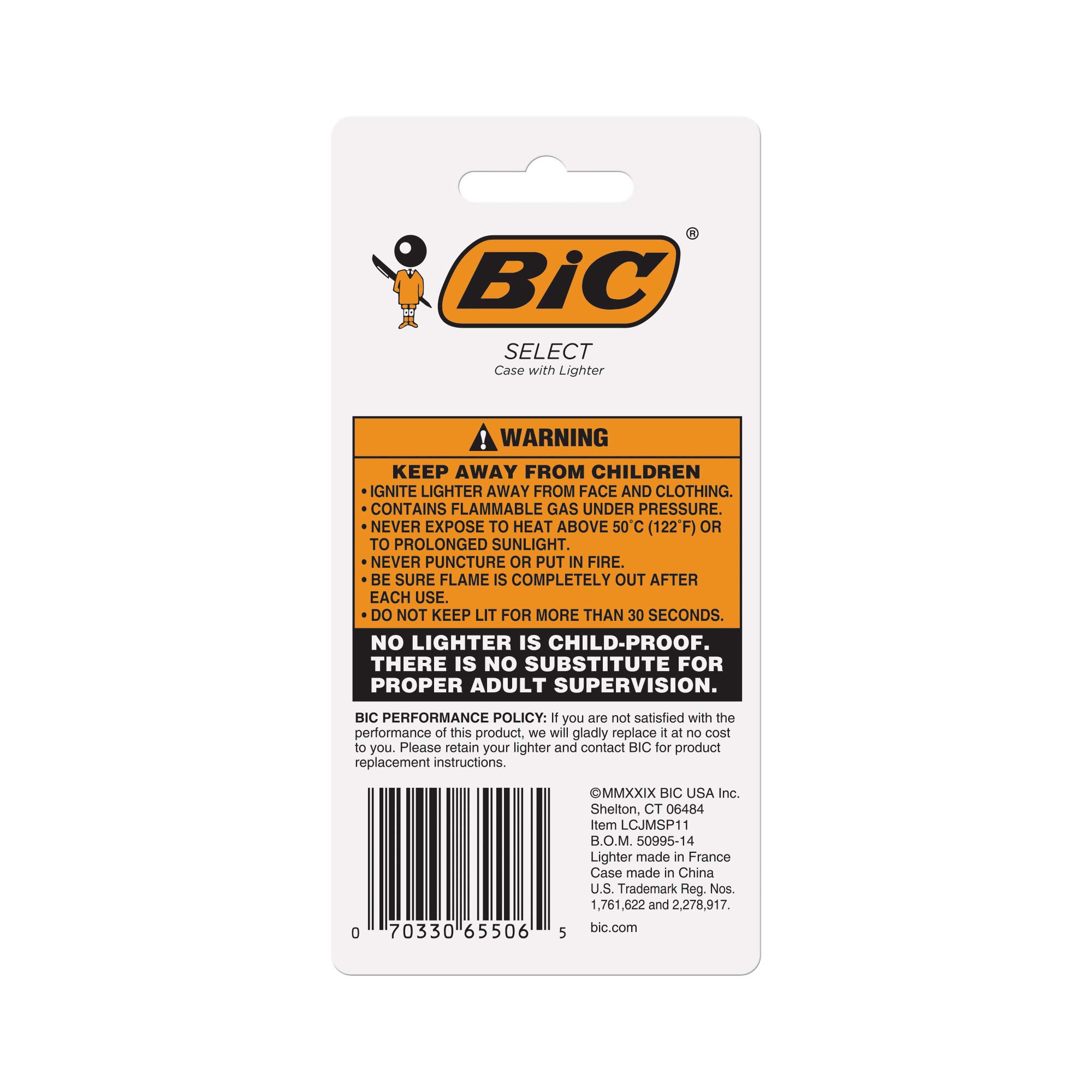 BIC Select Metal Case with Mini Lighter, 2-Pack