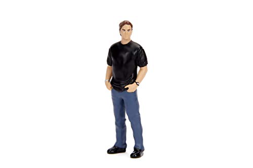Jada Toys Fast & Furious Brian & Toyota Supra, 1:24 Scale Build n' Collect Die-Cast Model Kit with 2.75" Die-Cast Figure , Orange