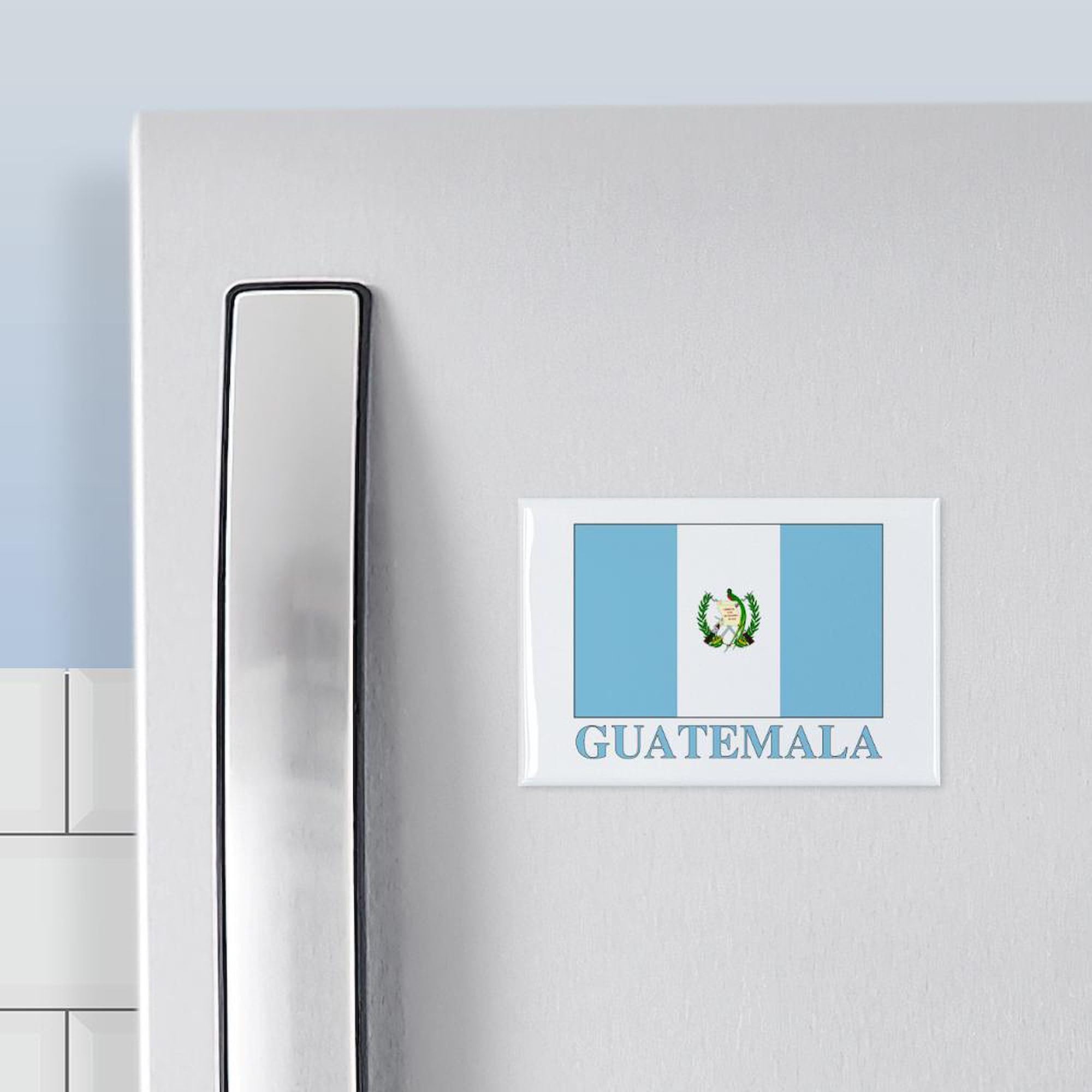 CafePress Guatemala Flag Rectangle Magnet, 3"x2" Refrigerator Magnet